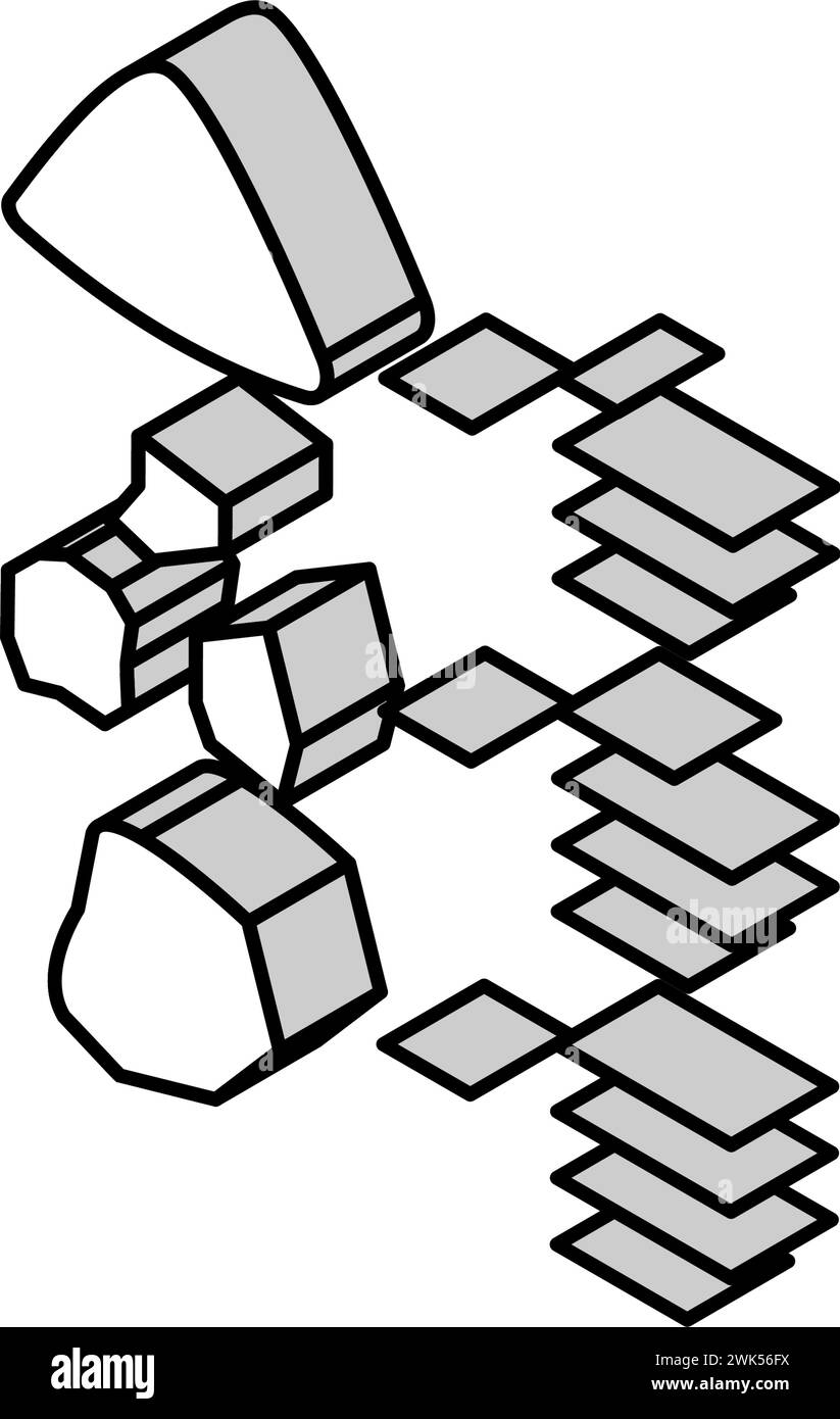characteristics of stone isometric icon vector illustration Stock ...
