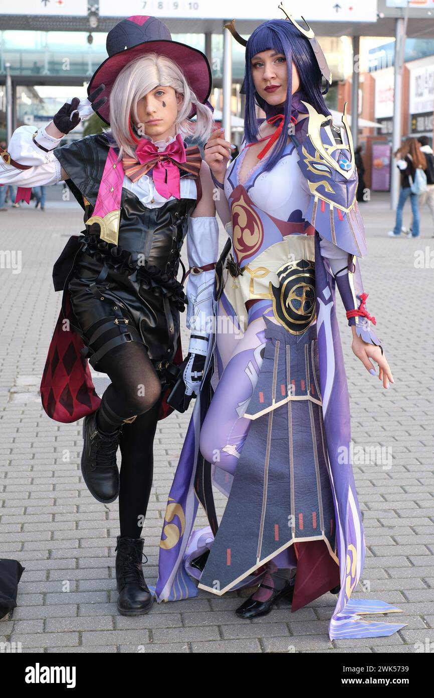 A cosplayer attends the Japan Weekend at Ifema on febrero 2, 2024 in ...