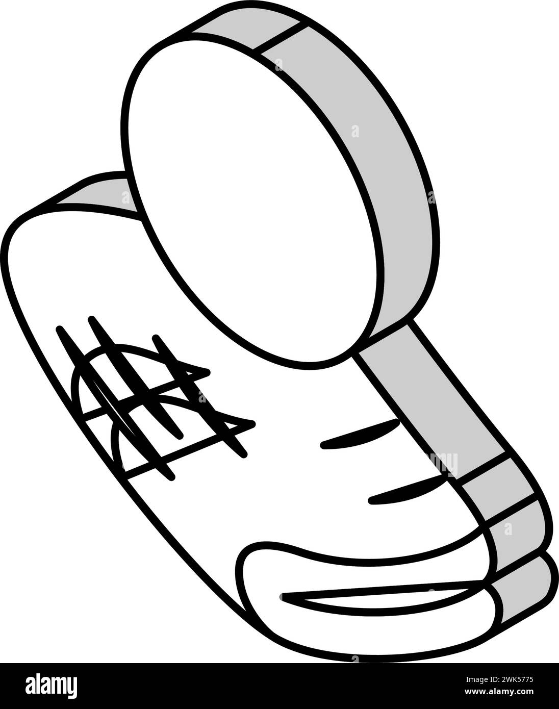 Linen Fabric Isometric Icon Vector Illustration Stock Vector Image And Art Alamy