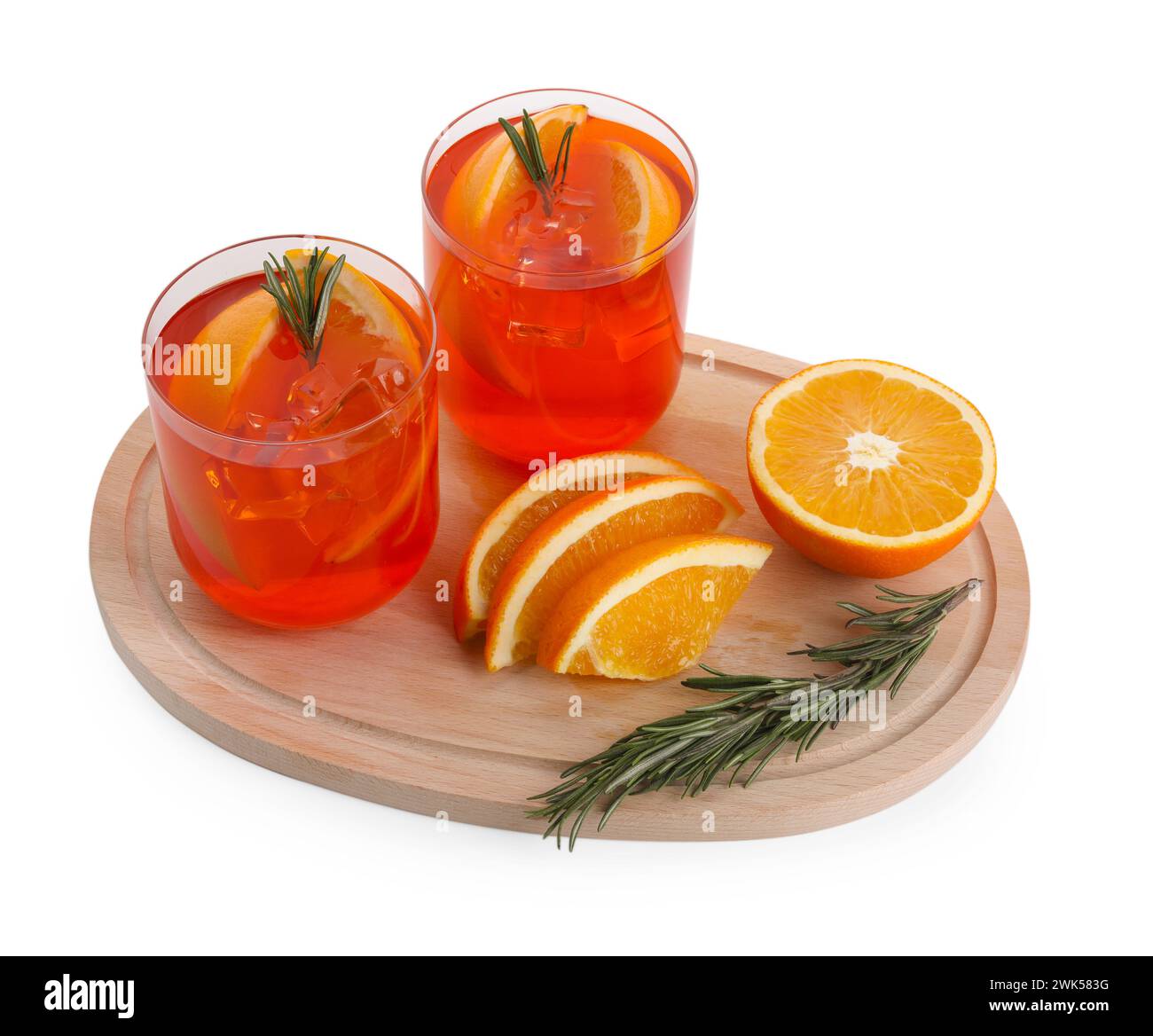 Aperol spritz ice cubes Cut Out Stock Images & Pictures - Alamy