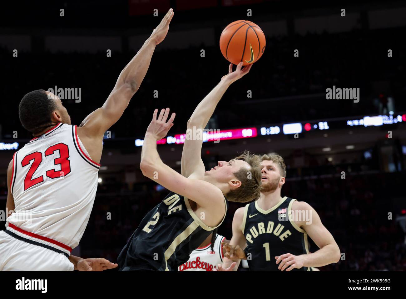 Columbus, Ohio, USA. 18th Feb, 2024. Purdue Boilermakers guard Fletcher ...