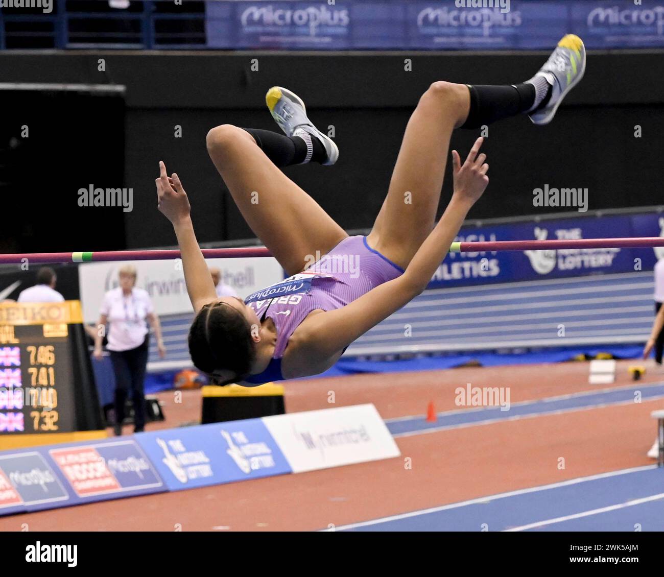 Birmingham England -18-2-2024 : GARBER Gabrielle 1.74m Women ’s High ...