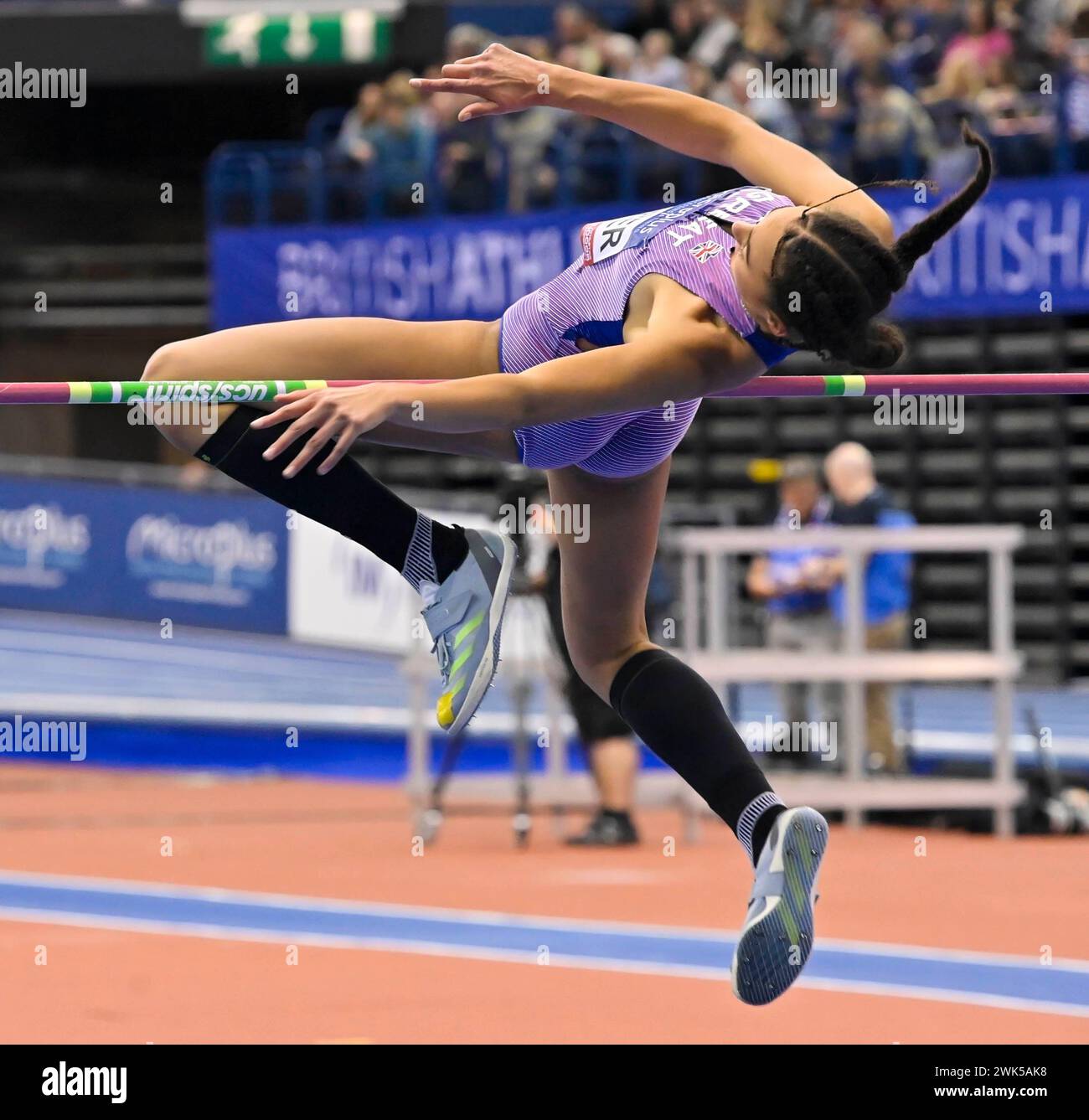 Birmingham England -18-2-2024 GARBER Gabrielle 1.74m Women ’s High Jump ...