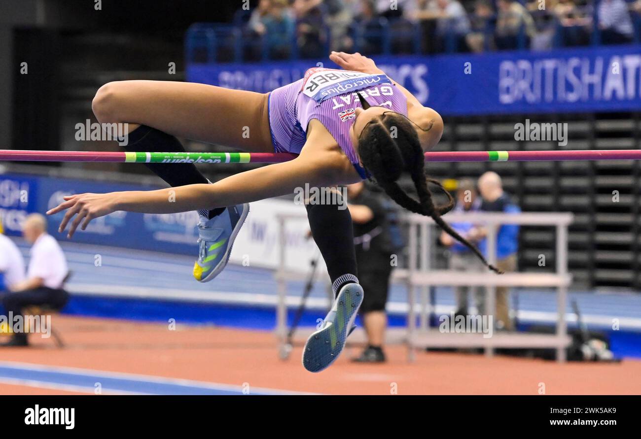 Birmingham England -18-2-2024 : GARBER Gabrielle 1.74m Women ’s High ...