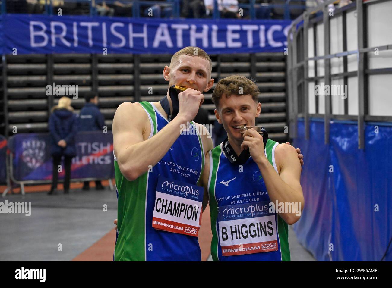 Birmingham England -18-2-2024 : Winner of the 400m THOMPSON Lee with 46 ...