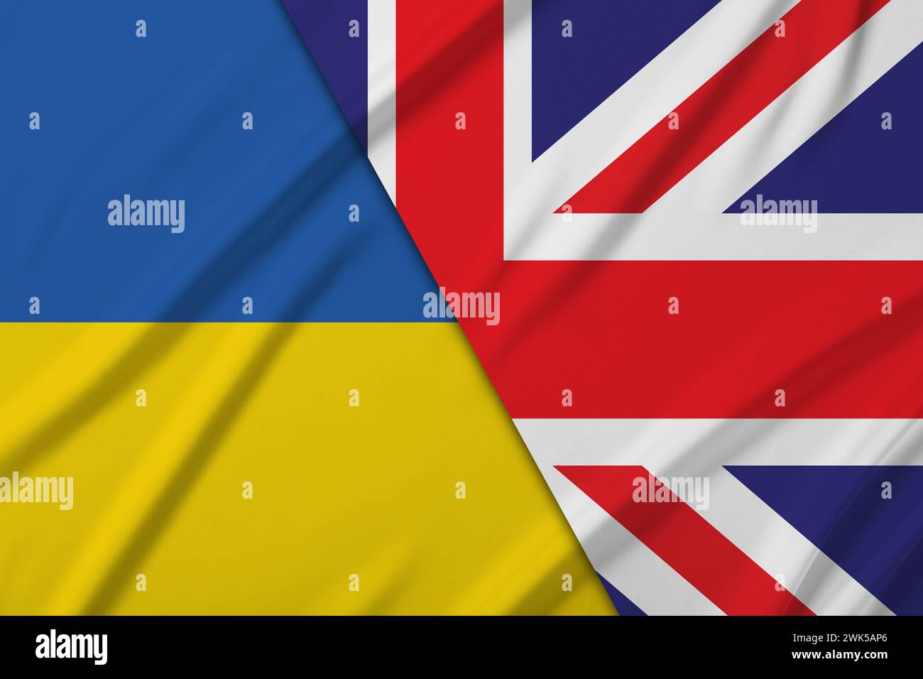 Uk great britain and ukraine flags hi-res stock photography and images ...