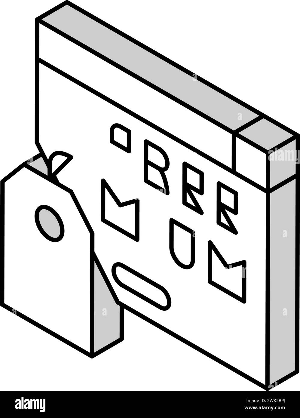 freemium online service subscription isometric icon vector illustration ...