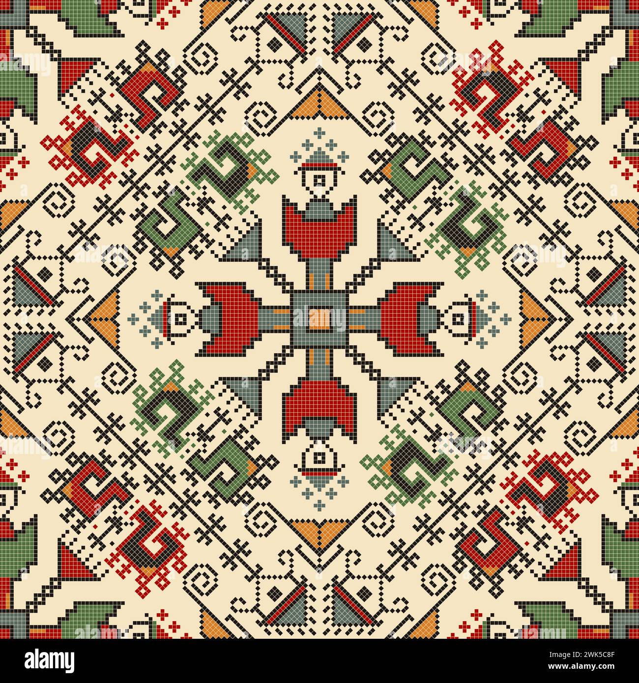Bulgarian folk art Stock Vector Images - Alamy