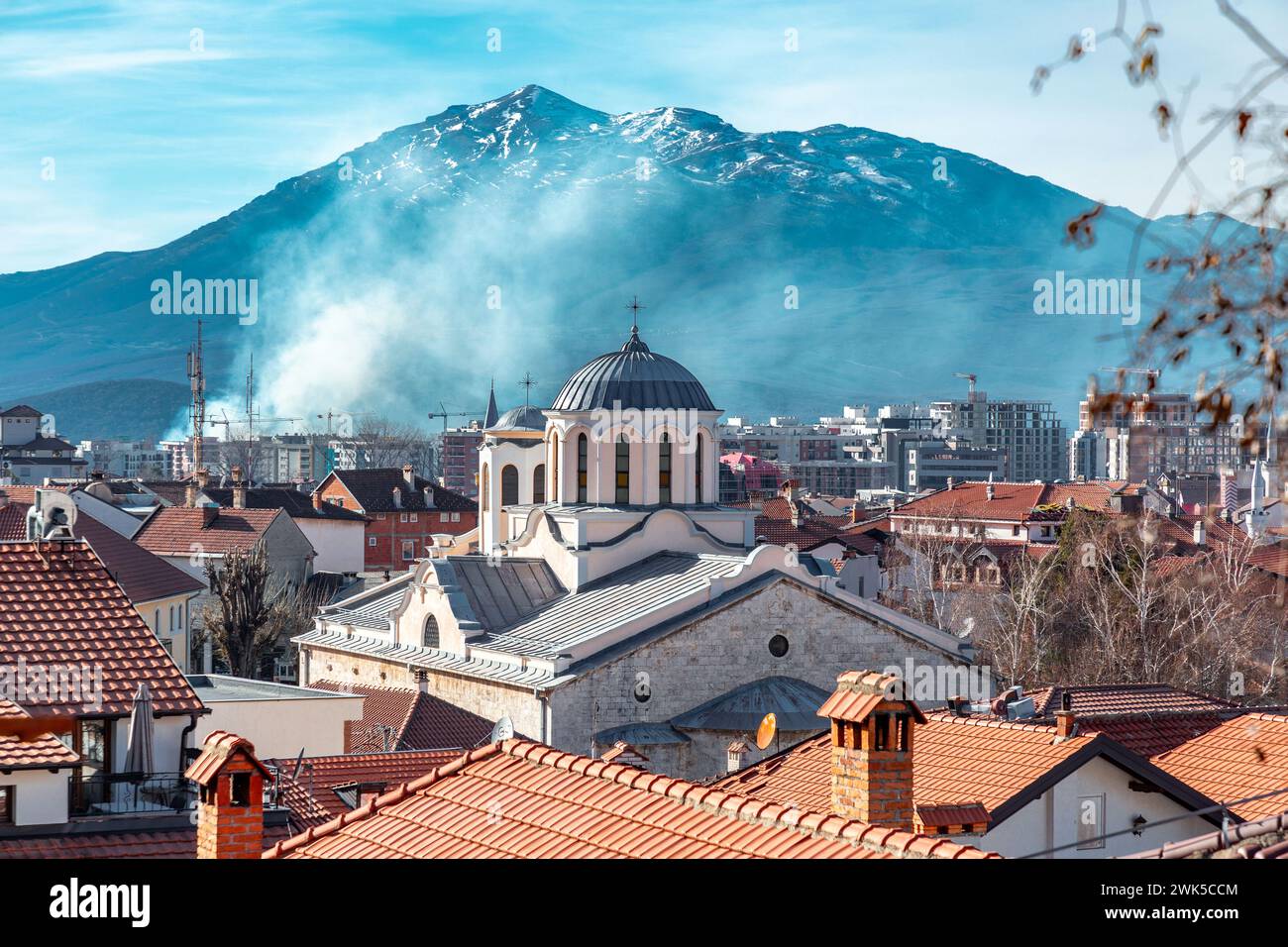 Prizren, Kosovo - 6 FEB 2024: Cathedral of Saint George in Prizren is ...