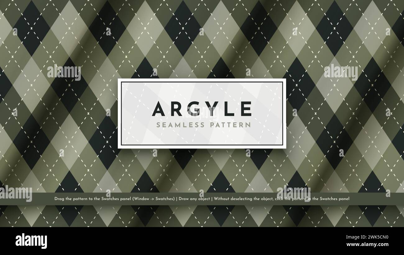 Seamless Camouflage Argyle Pattern. Traditional Scottish Texture ...