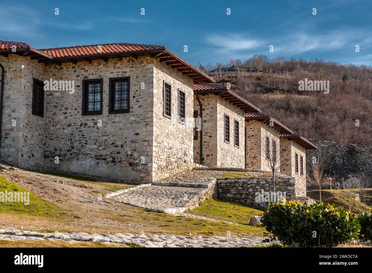 Prizren, Kosovo - 6 FEB 2024: Prizren Fortress is a hilltop ...