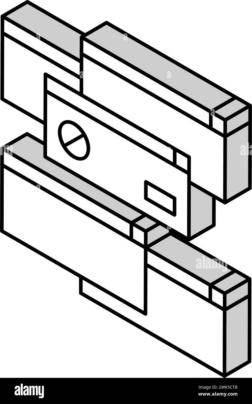 Computer Customization Isometric Icon Vector Illustration Stock Vector Image And Art Alamy