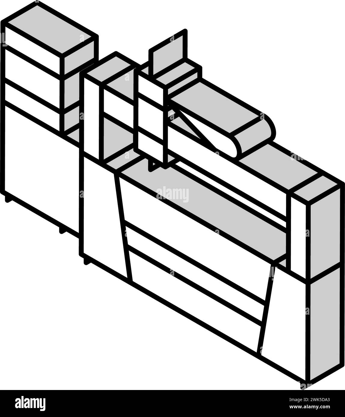 laser apparatus isometric icon vector illustration Stock Vector Image ...