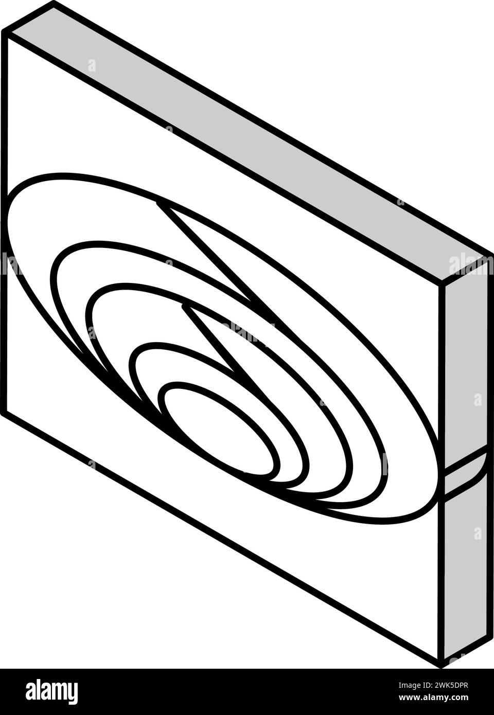 quarry stone isometric icon vector illustration Stock Vector Image ...