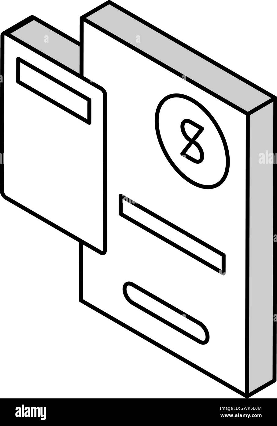 capital calculating isometric icon vector illustration Stock Vector ...