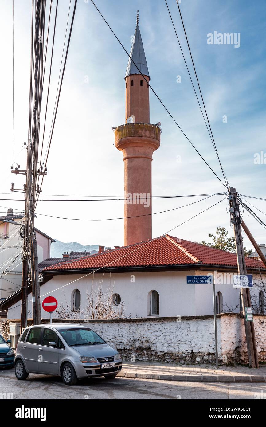 Prizren, Kosovo - 6 FEB 2024: The Suzi Celebi Mosque is an Ottoman era ...