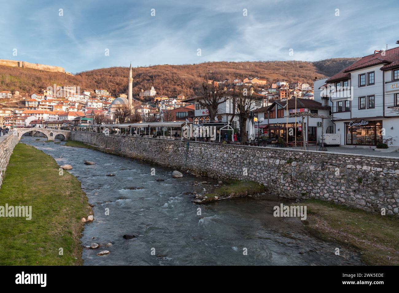 Prizren, Kosovo - 6 FEB 2024: The Lumbardhi i Prizrenit, or Prizren ...
