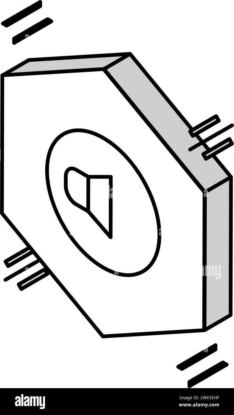 surround sound isometric icon vector illustration Stock Vector Image ...