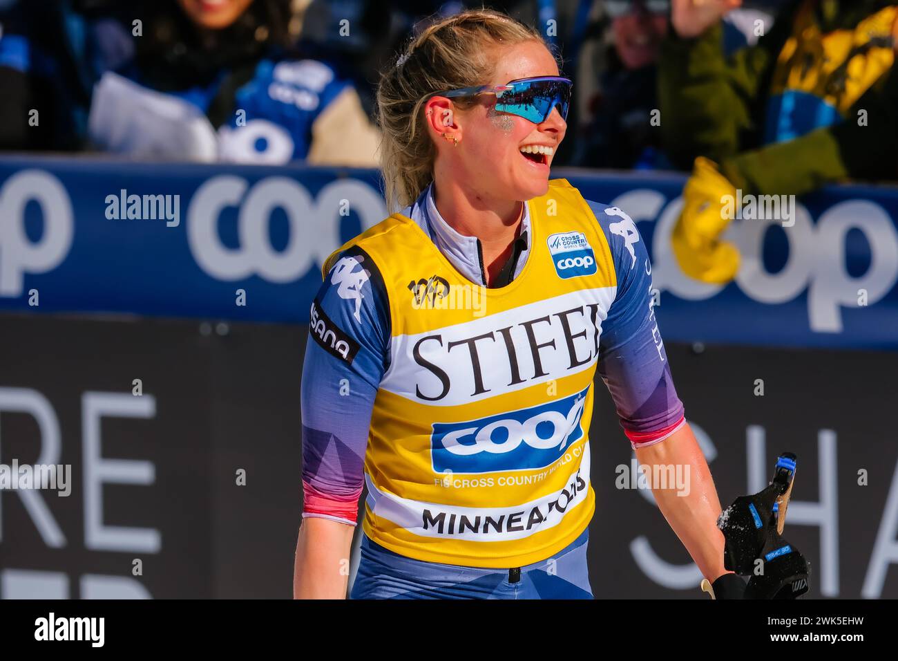 Minneapolis, Minnesota, USA. 18th Feb, 2024. JESSIE DIGGINS of the ...