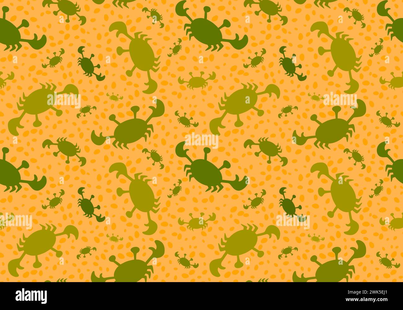 Seamless animals seamless crabs pattern for wrapping paper and fabrics ...