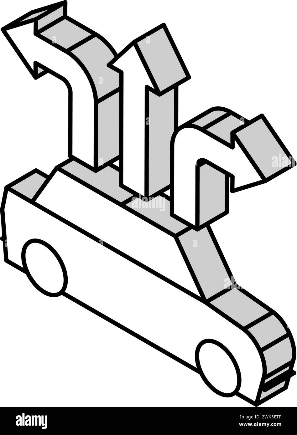 Car navigation map directions Black and White Stock Photos & Images - Alamy