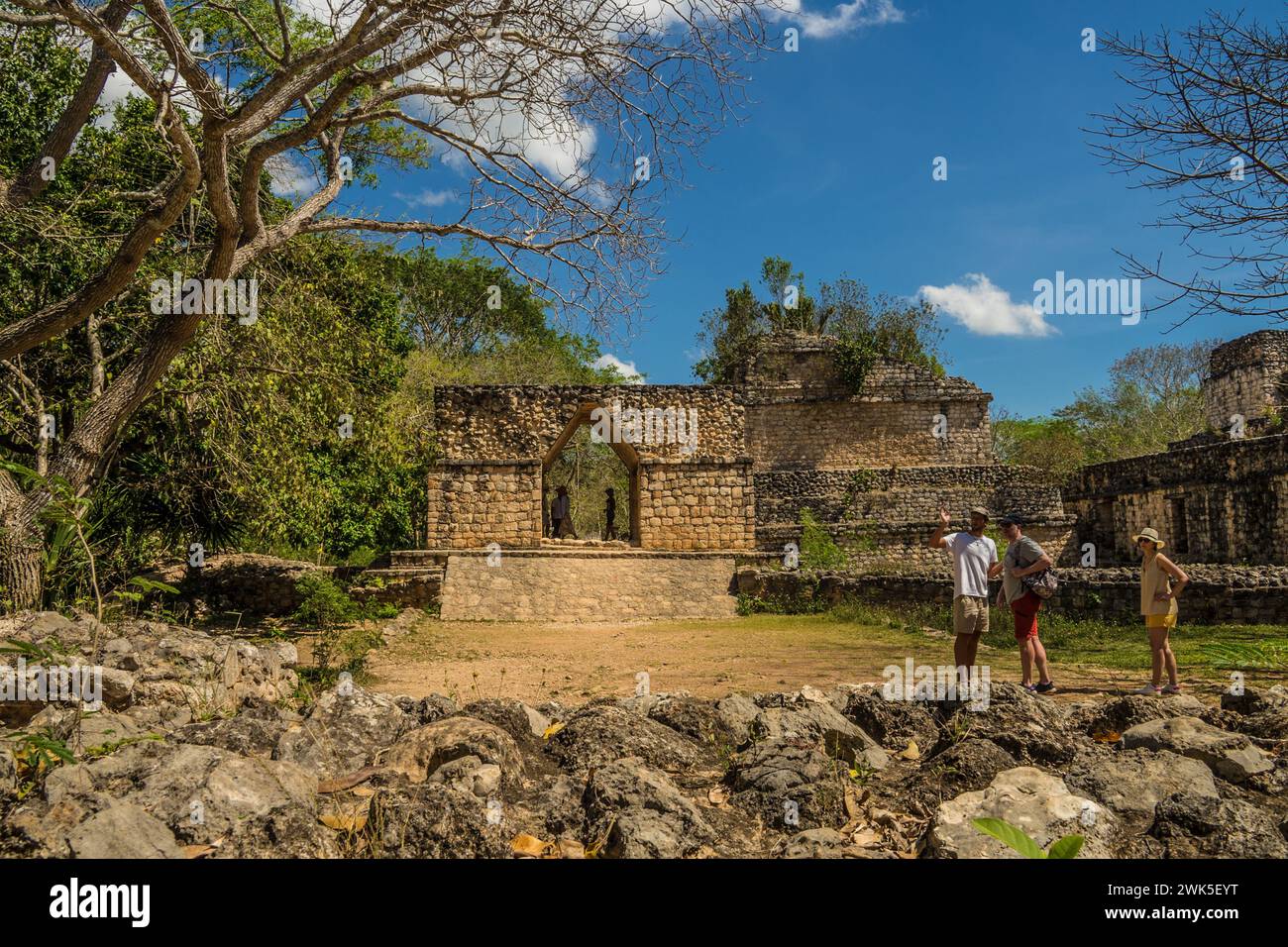 Ek Balam Maya archeological site, Yucatan, Mexico Stock Photo - Alamy