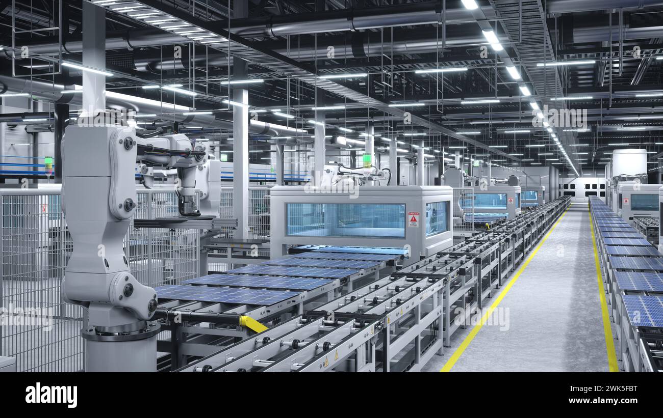 Solar cell manufacturing machine hi-res stock photography and images ...