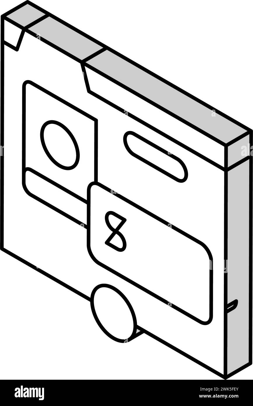 buying internet book isometric icon vector illustration Stock Vector ...