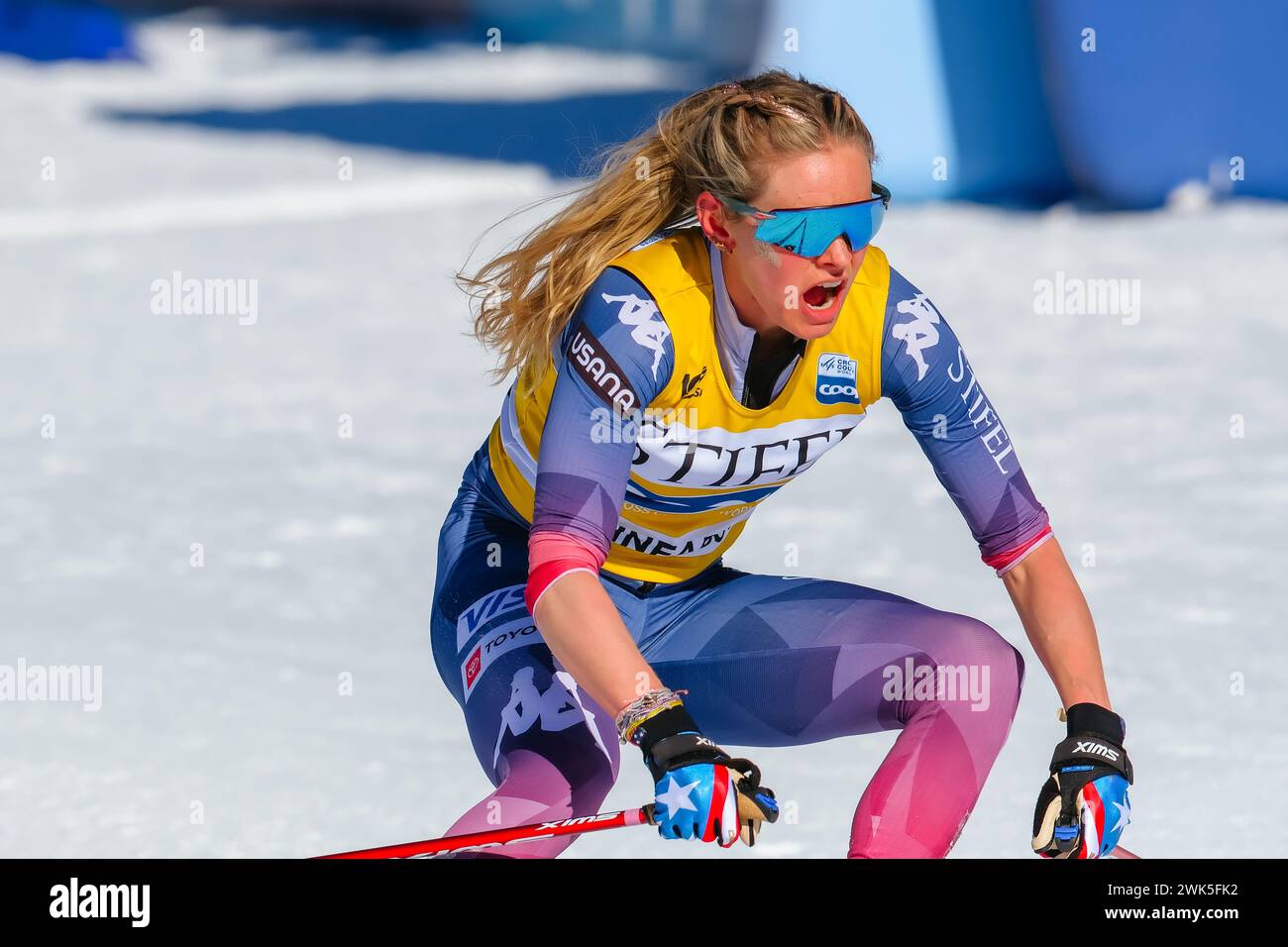 Minneapolis, Minnesota, USA. 18th Feb, 2024. JESSIE DIGGINS of the ...