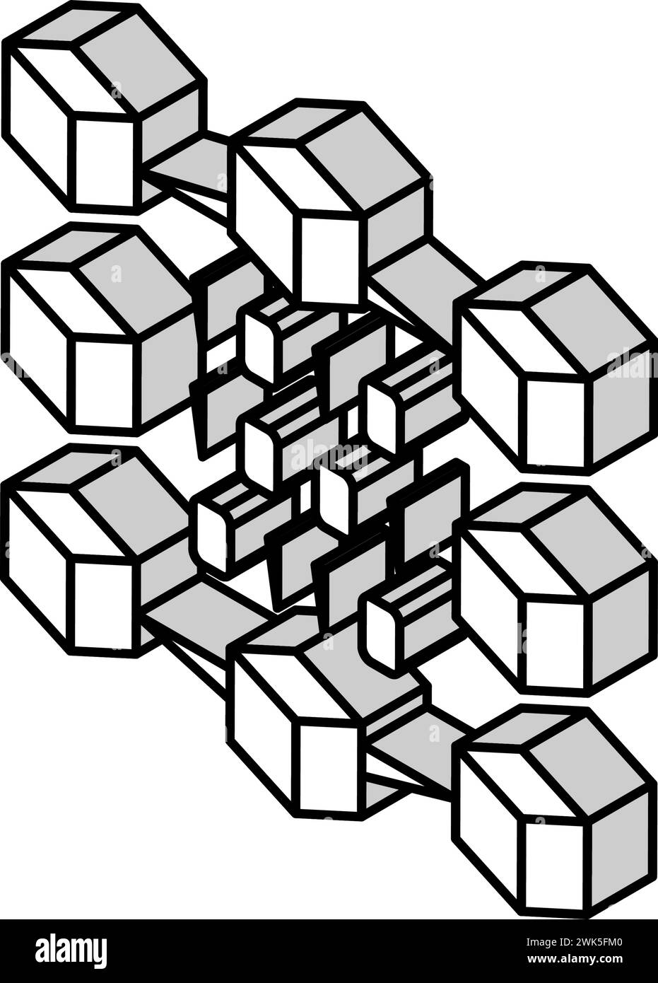 binary neural network isometric icon vector illustration Stock Vector ... binary neural network isometric icon vector illustration Stock Vector ...