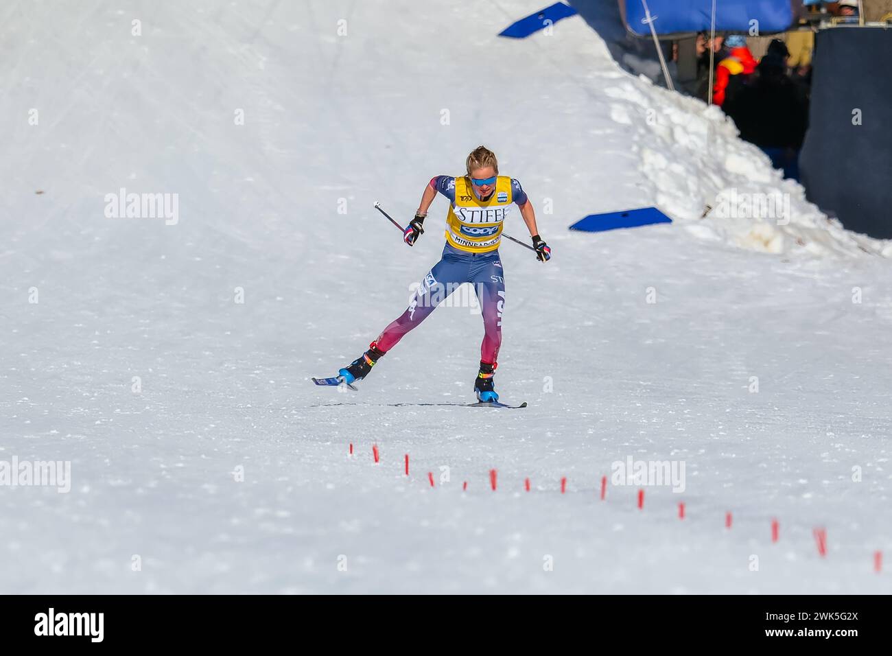 Minneapolis, Minnesota, USA. 18th Feb, 2024. JESSIE DIGGINS of the ...
