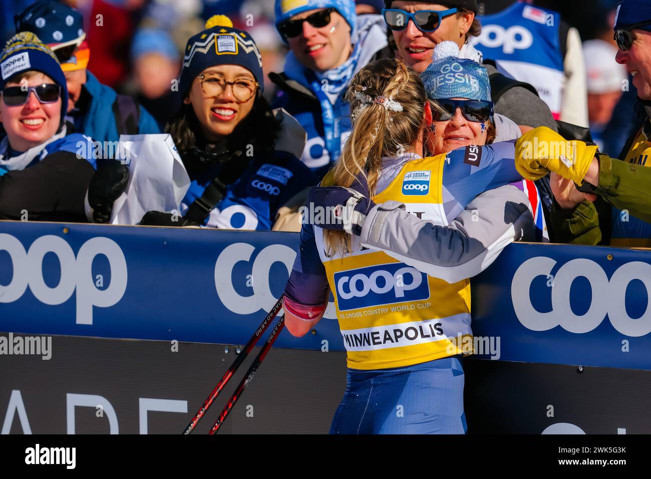 Minneapolis, Minnesota, USA. 18th Feb, 2024. JESSIE DIGGINS of the ...