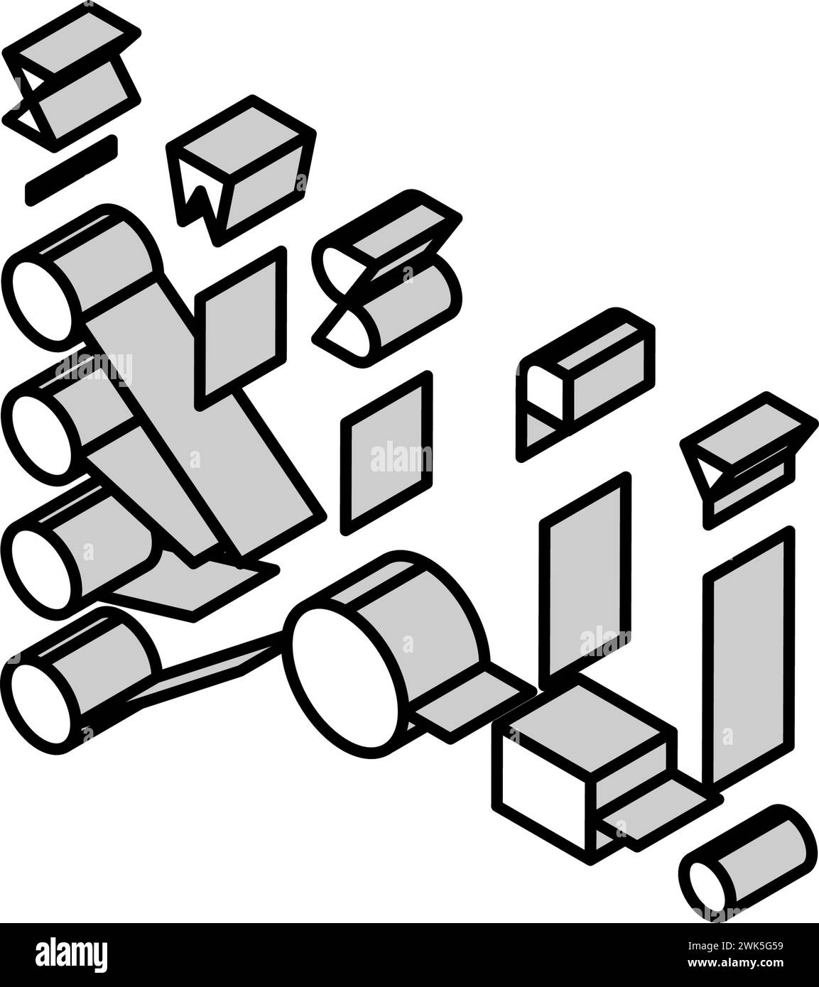 mathematical model neural network isometric icon vector illustration ... mathematical model neural network isometric icon vector illustration ...