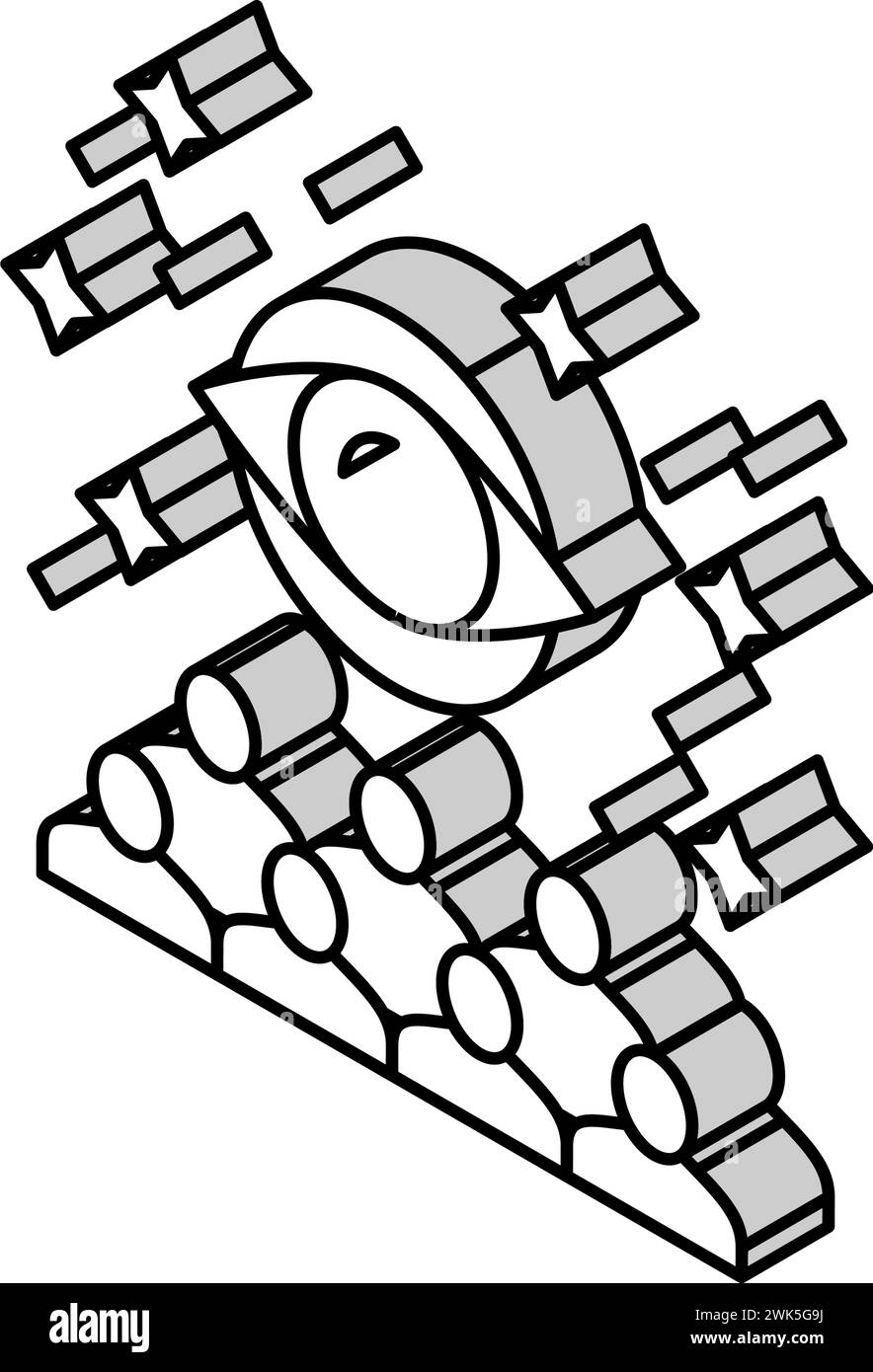 impression management isometric icon vector illustration Stock Vector ...