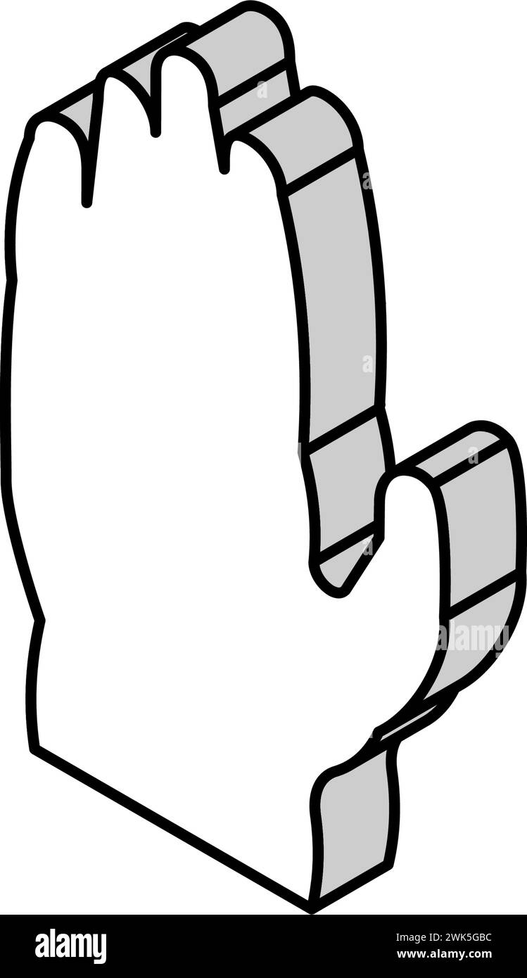 arm edema isometric icon vector illustration Stock Vector Image & Art ...