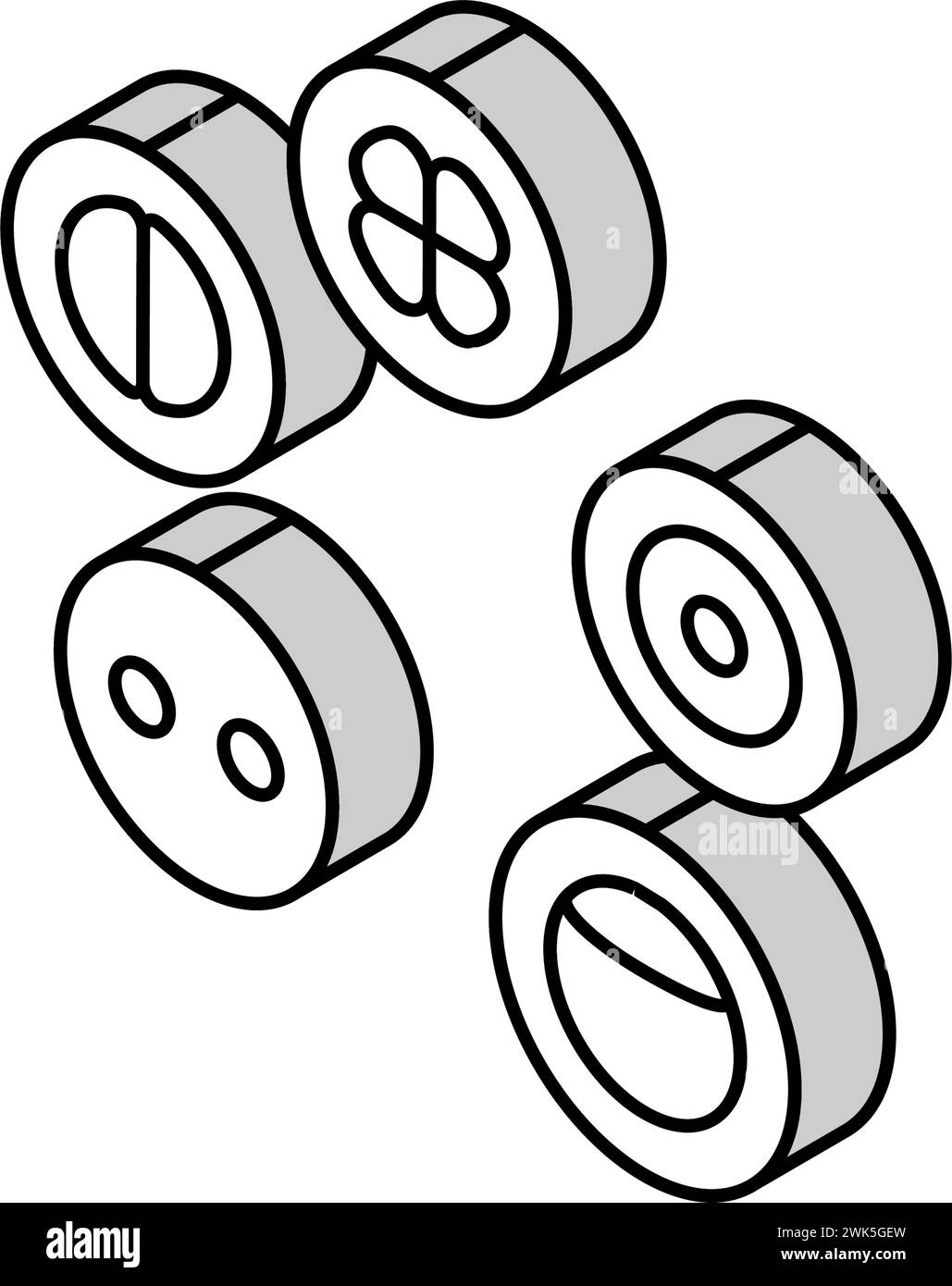 cell development isometric icon vector illustration Stock Vector Image ...