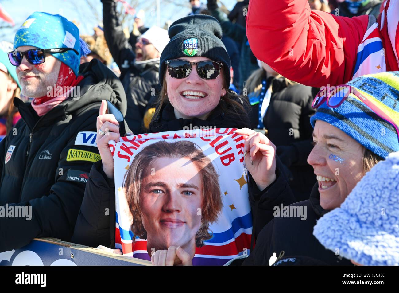 Minneapolis, Minnesota, USA, 18 February, 2024: crowd cheers for ...