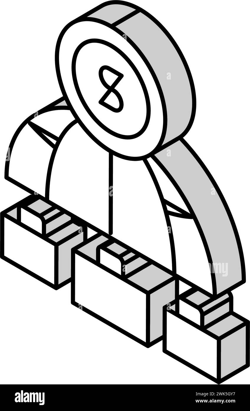 trade union isometric icon vector illustration Stock Vector Image & Art ...