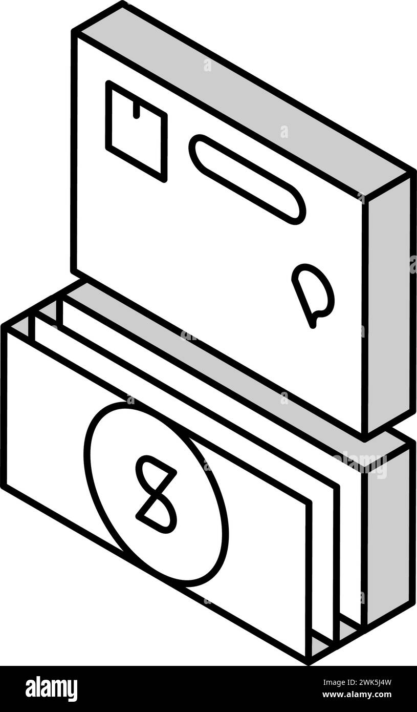 budget approval isometric icon vector illustration Stock Vector Image ...