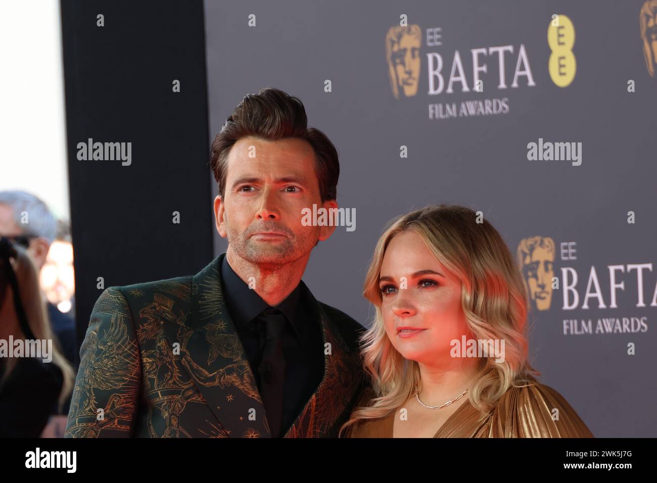 David Tennant and Georgia Tennant, 2024 EE BAFTA Film Awards, The Royal ...