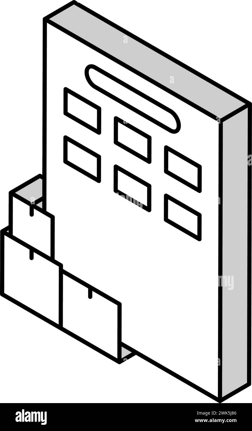 order management isometric icon vector illustration Stock Vector Image ...