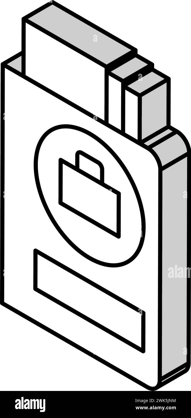 work pay allowance isometric icon vector illustration Stock Vector ...