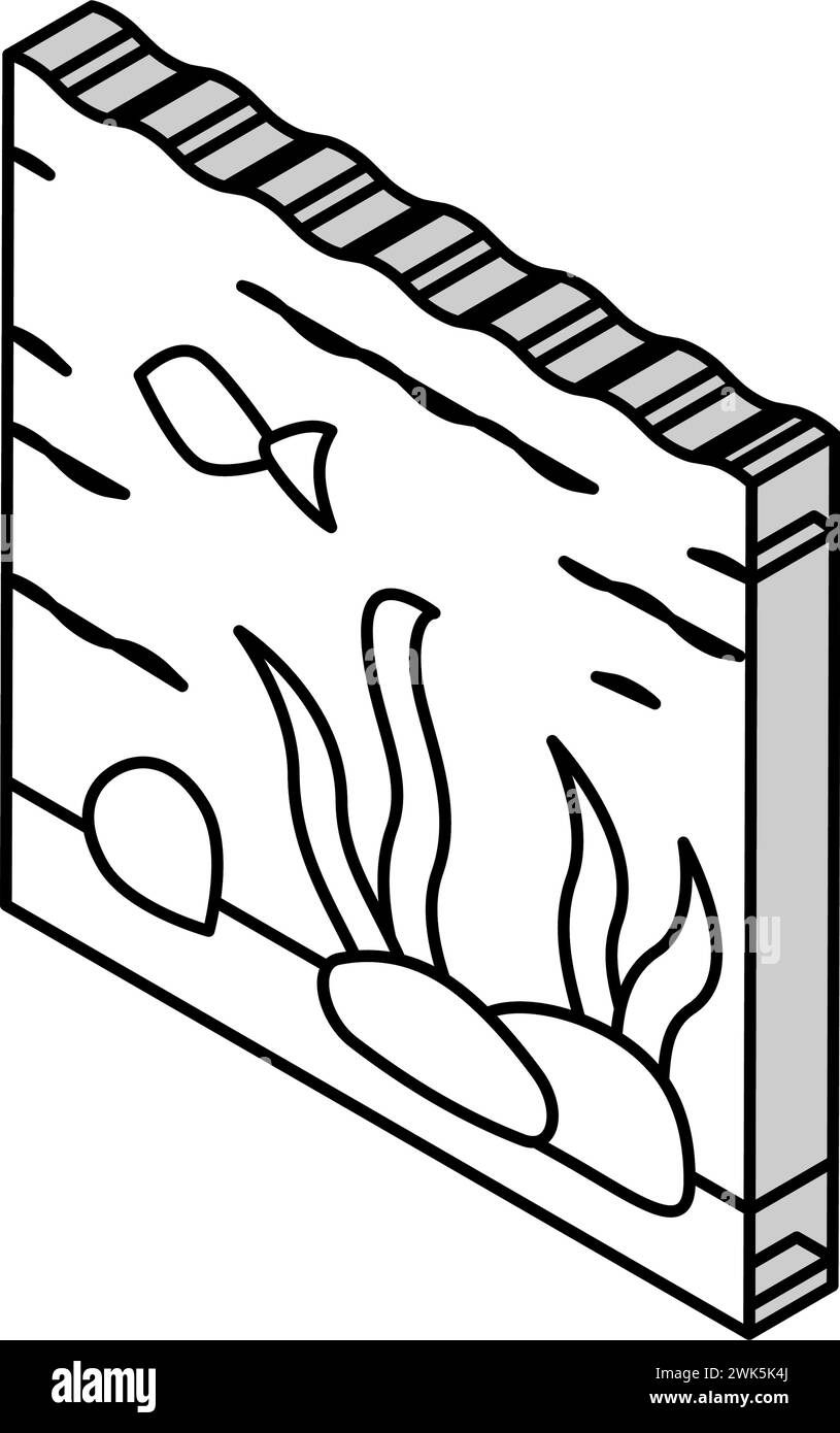 hydrosphere ecosystem isometric icon vector illustration Stock Vector ...