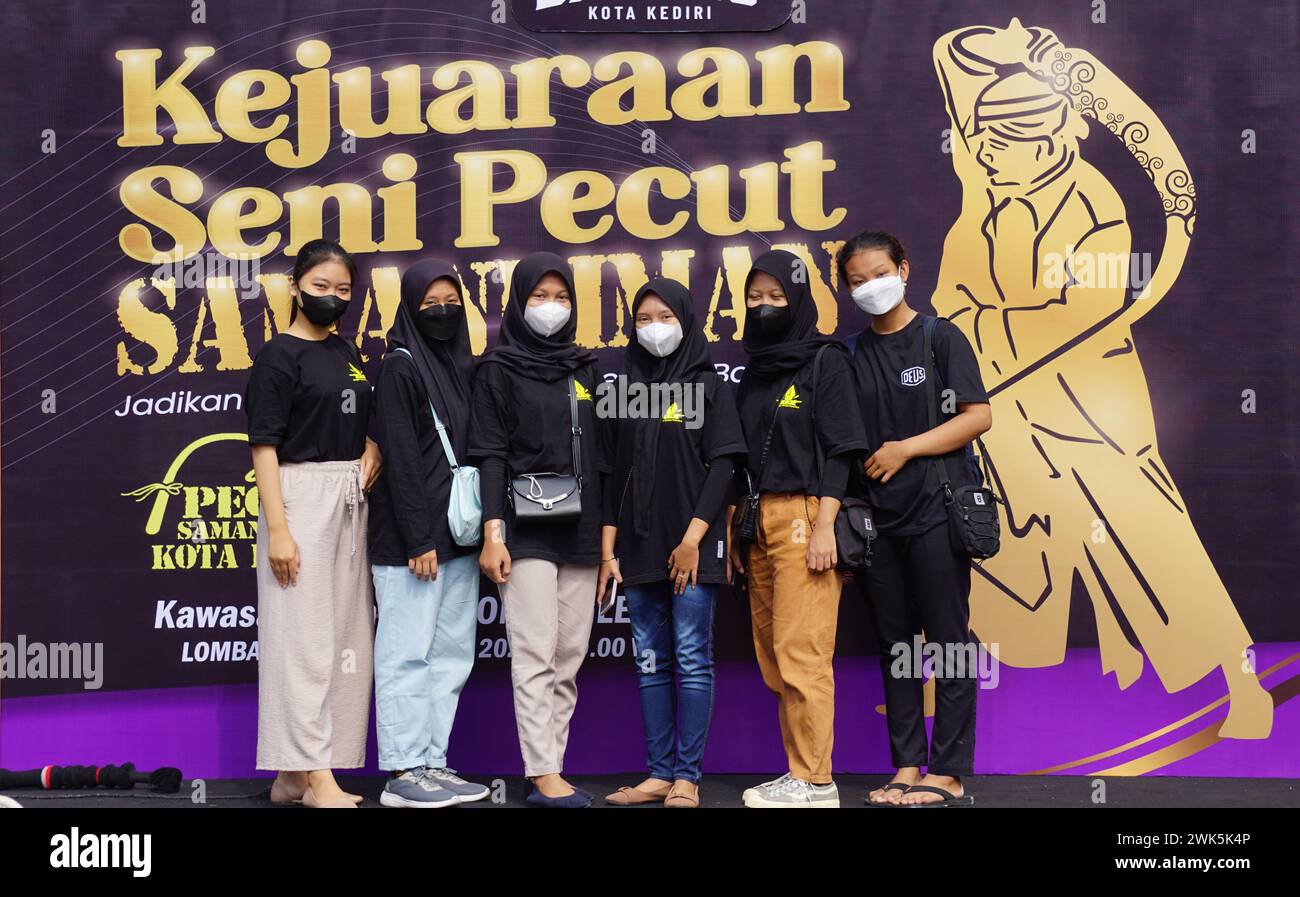 The performer pecut samandiman with batik cloth. The art of the ...