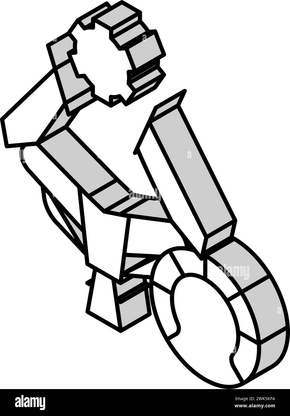 industry work process optimize isometric icon vector illustration Stock ...