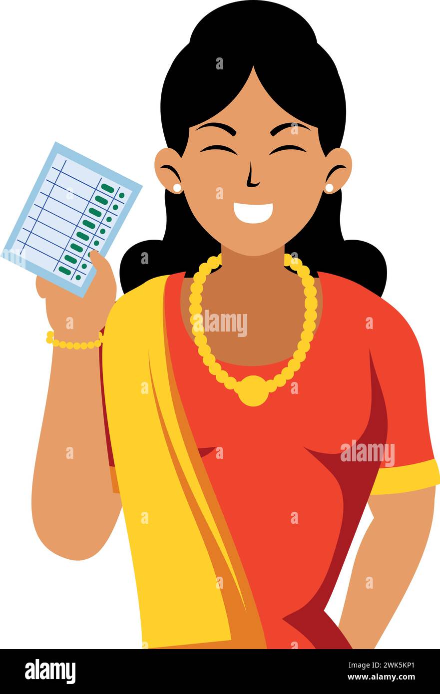 Female voter Stock Vector Images - Alamy