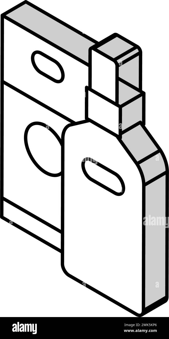 essential oil isometric icon vector illustration Stock Vector Image ...
