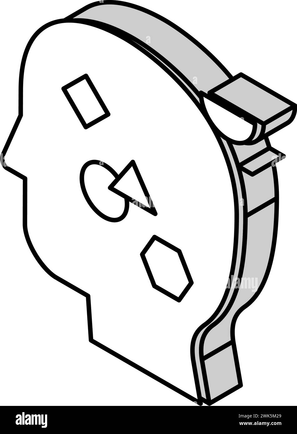 logic philosophy isometric icon vector illustration Stock Vector Image ...