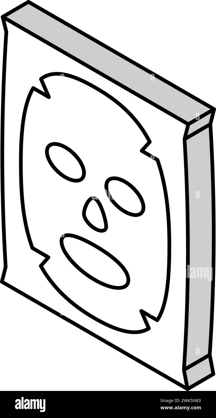 Facial mask accessory essential Stock Vector Images - Alamy