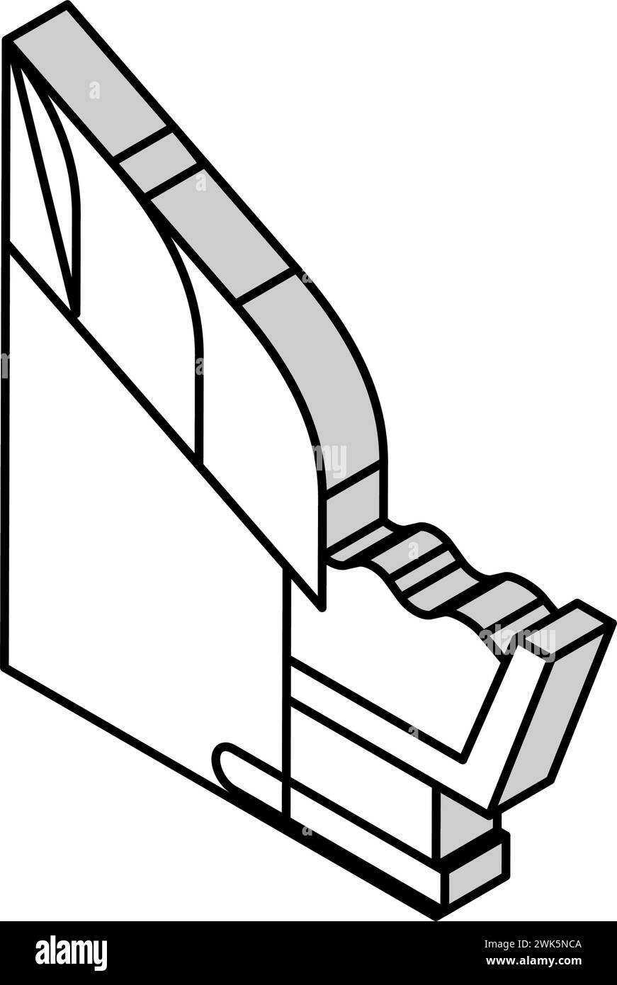 roof drainage system isometric icon vector illustration Stock Vector ...